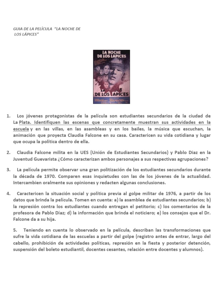 Guia de La Película | PDF