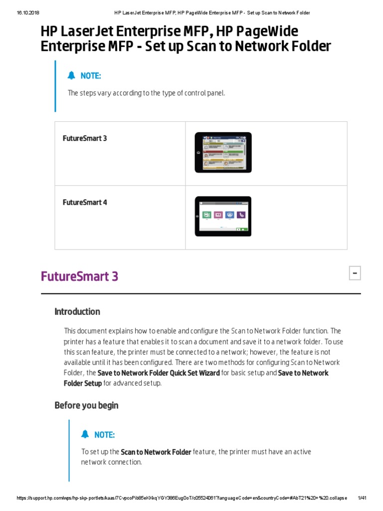 Set up Scan to Network Folder | PDF | File Transfer Protocol | Computer ...