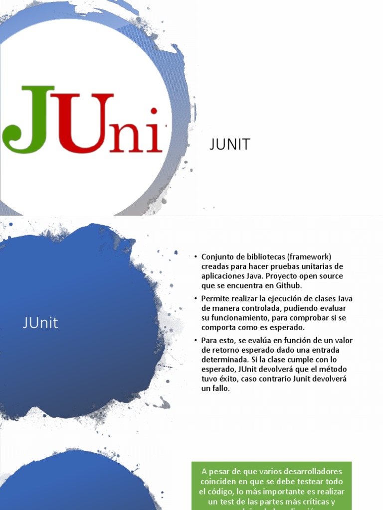 JUNIT | PDF | Software | Ingeniería Informática
