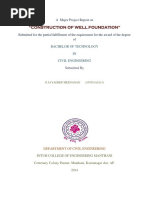 Design of Well Foundation | PDF | Bending | Friction