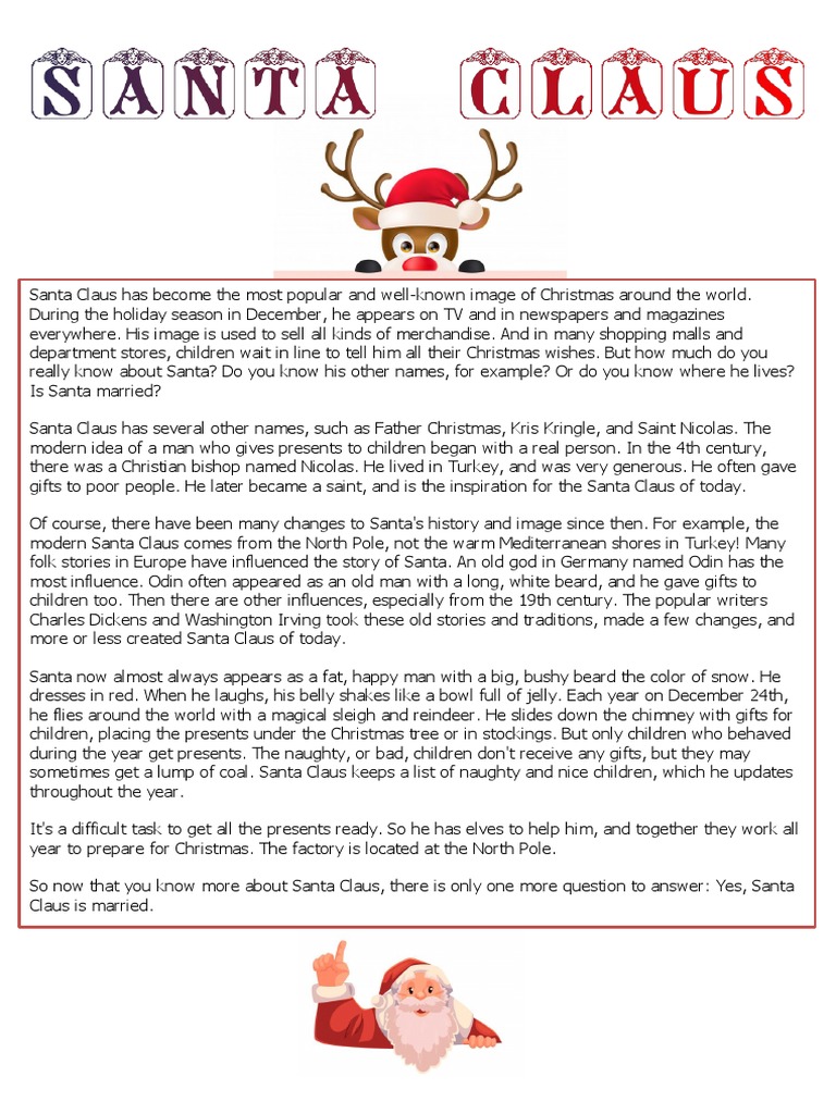 Santa Claus | PDF | Santa Claus | Christmas