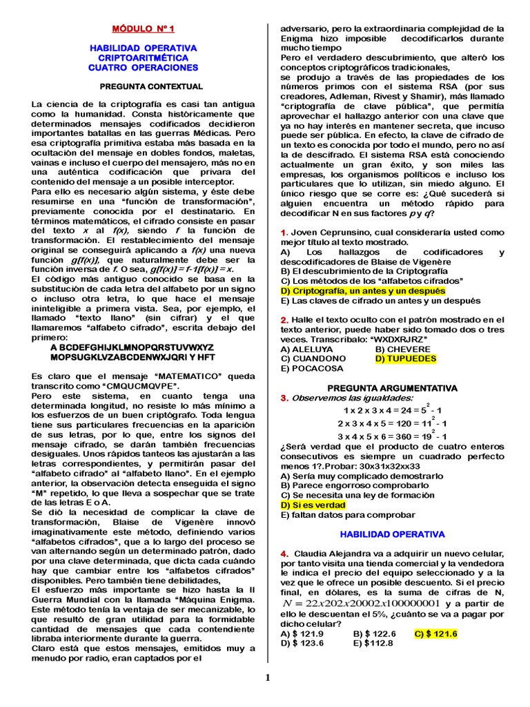 Practica 01 PDF | PDF | Criptografía | Clave (criptografía)
