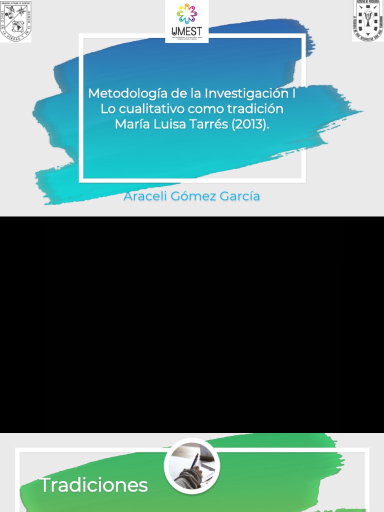 Lo cualitativo como tradición | PDF | Positivismo | Sociología Lo cualitativo como tradición | PDF | Positivismo | Sociología