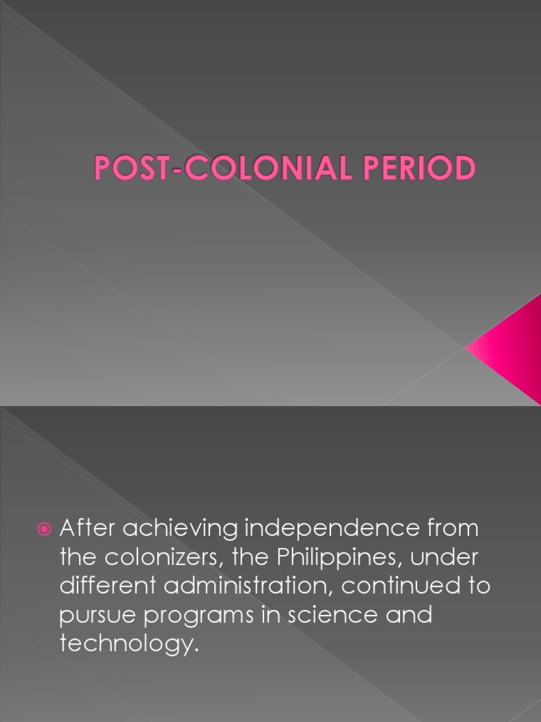 Post-Colonial Science in the Philippines | PDF