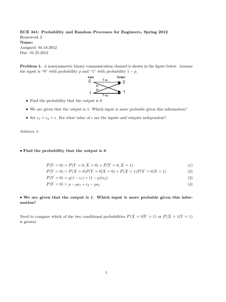 HW2 Sol | Download Free PDF | Fraction (Mathematics) | Statistical Theory