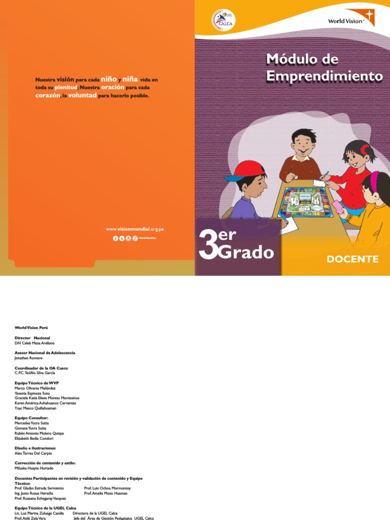 Libro Emp. 3ro Final Docente x7 2014 - Tapa | PDF