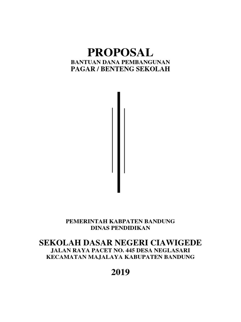 Proposal Pemagaran SD | PDF