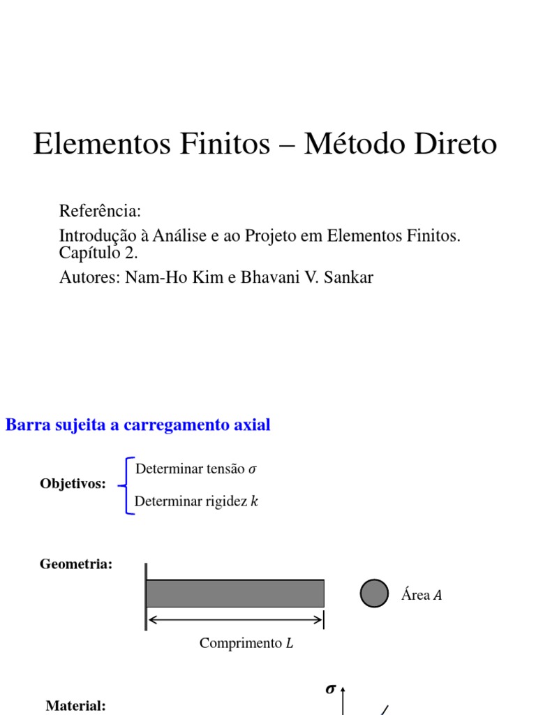 Método Dos Elementos Finitos | PDF | Analise matemática | Ensino de ...
