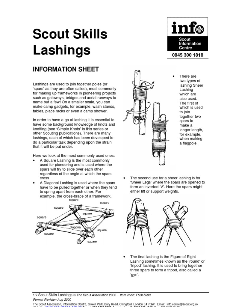 Scouts - Lashings | Knot | Leisure