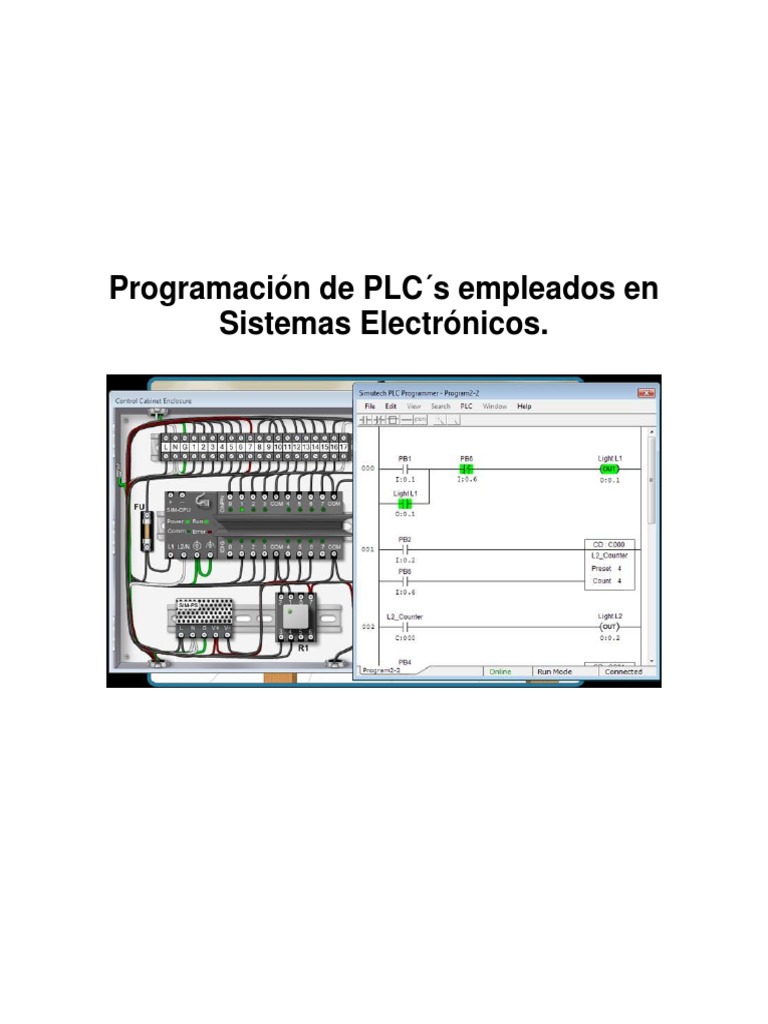 Programación de PLC en Electrónica | PDF | Controlador lógico ...