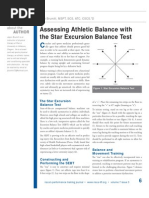 Balance Test - Standing Stork Test (Blind) | PDF | Validity (Statistics ...