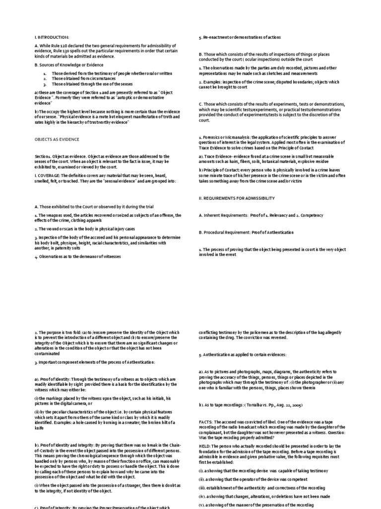 EVIDence Inadmissibility | PDF | Dna Profiling | Crime Scene