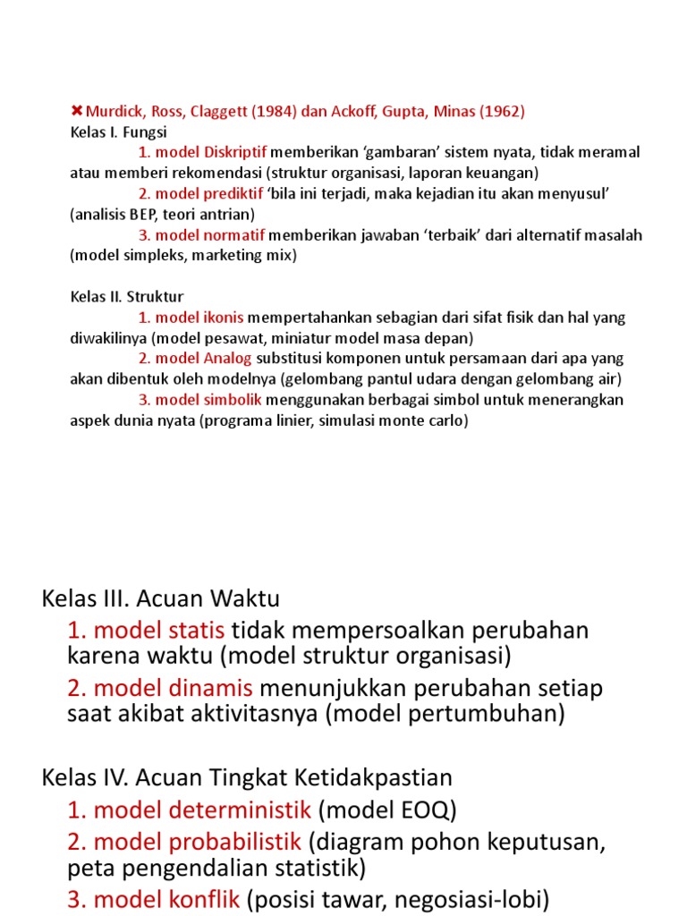 Contoh Model | PDF