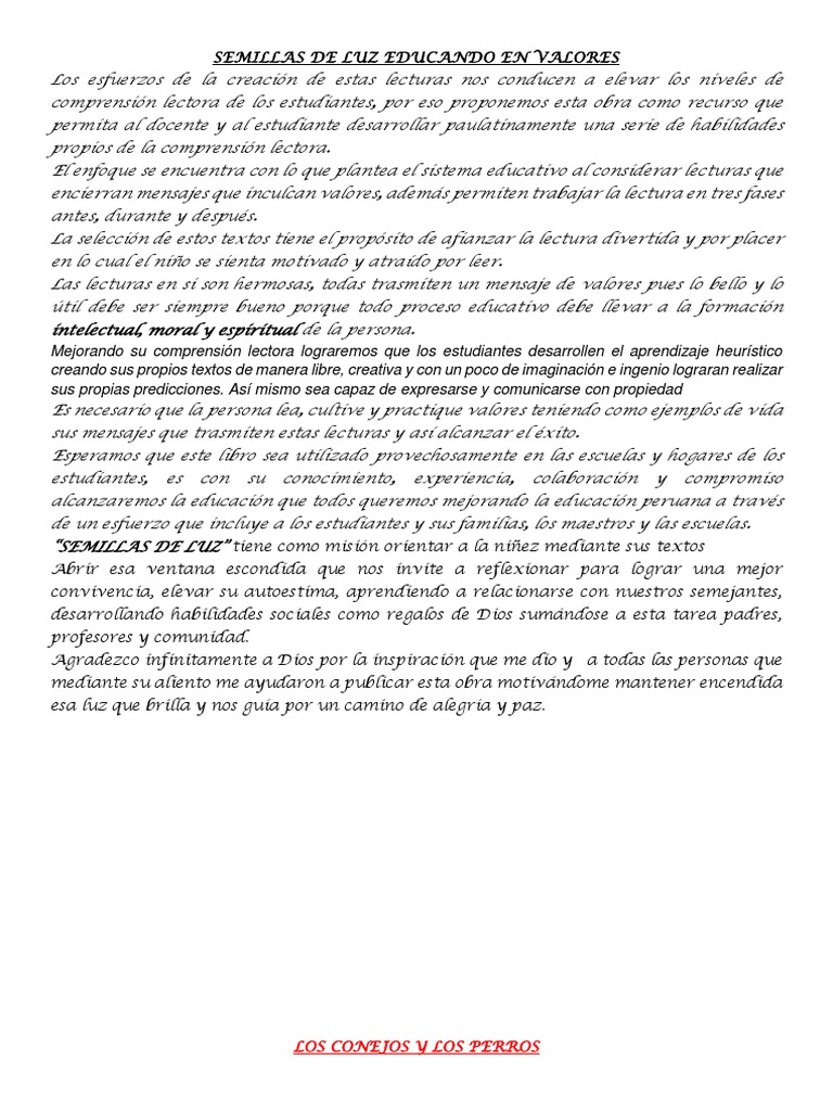 Cuentos Marina 2018 | PDF | Comprensión lectora