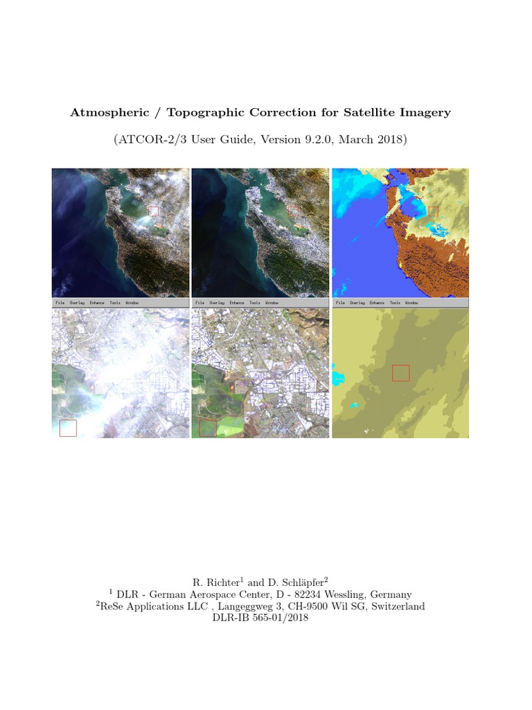 Atcor3 Manual | PDF | German Aerospace Center | Electromagnetic Radiation