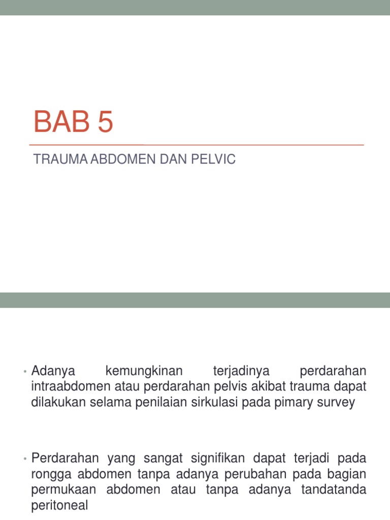 Bab 5 Atls Fix | PDF