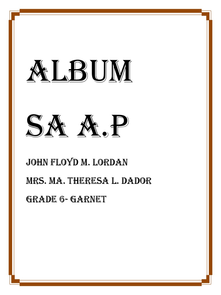 ALBUM Sa A.P by Floyd | PDF