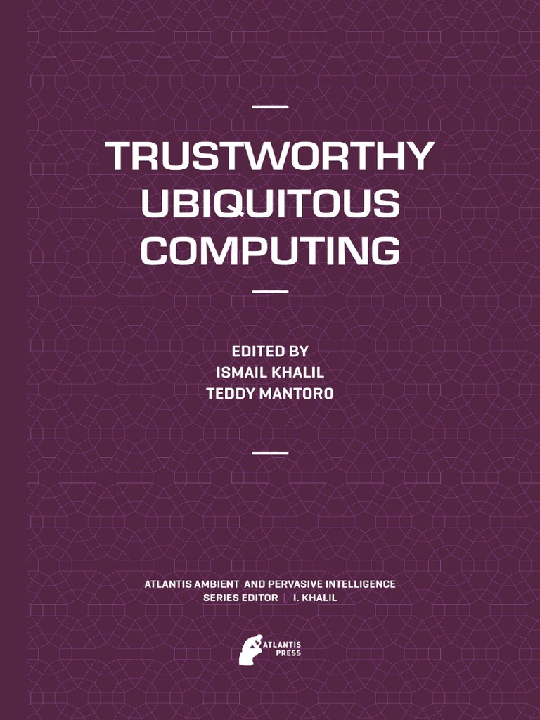 Trustworthy Ubiquitous Computing PDF | PDF | Information Security ...
