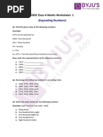KV Class 4 Half Yearly PT II Exam Sample Question Paper MATHS | PDF | Litre