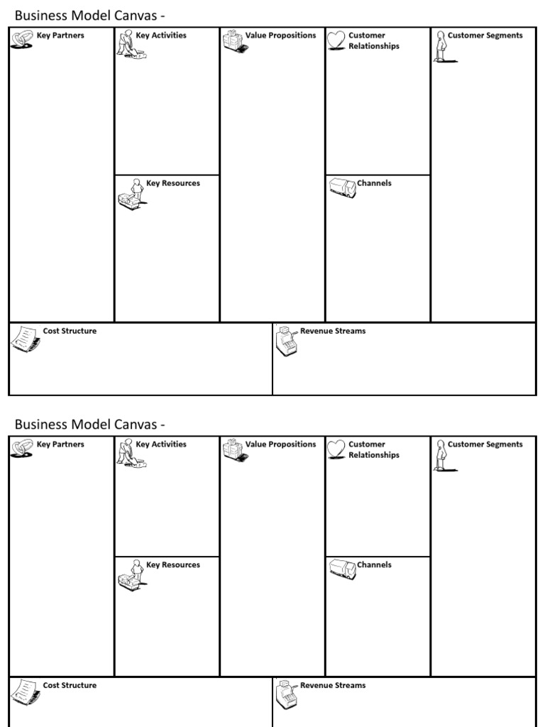 Business Model Canvas Template | PDF