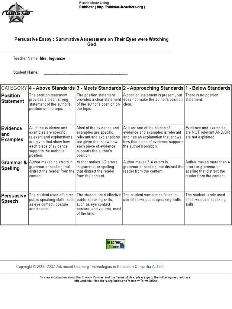 Your Rubric | Download Free PDF | Rubric (Academic) | Public Speaking