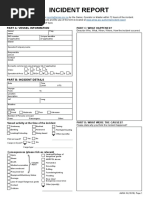 AMSA Form 18 Incident Reporting Guide | PDF | Water Transport | Ships