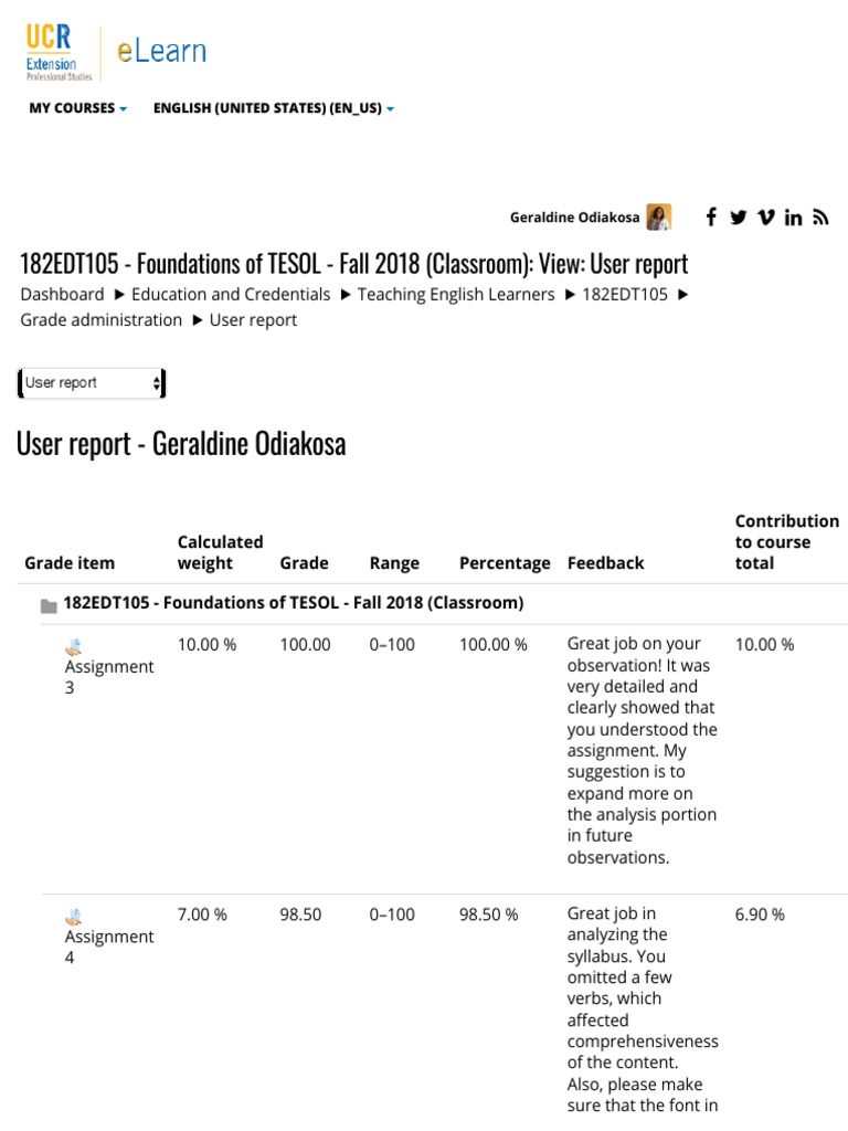 User Report - Geraldine Odiakosa: 182EDT105 - Foundations of TESOL ...