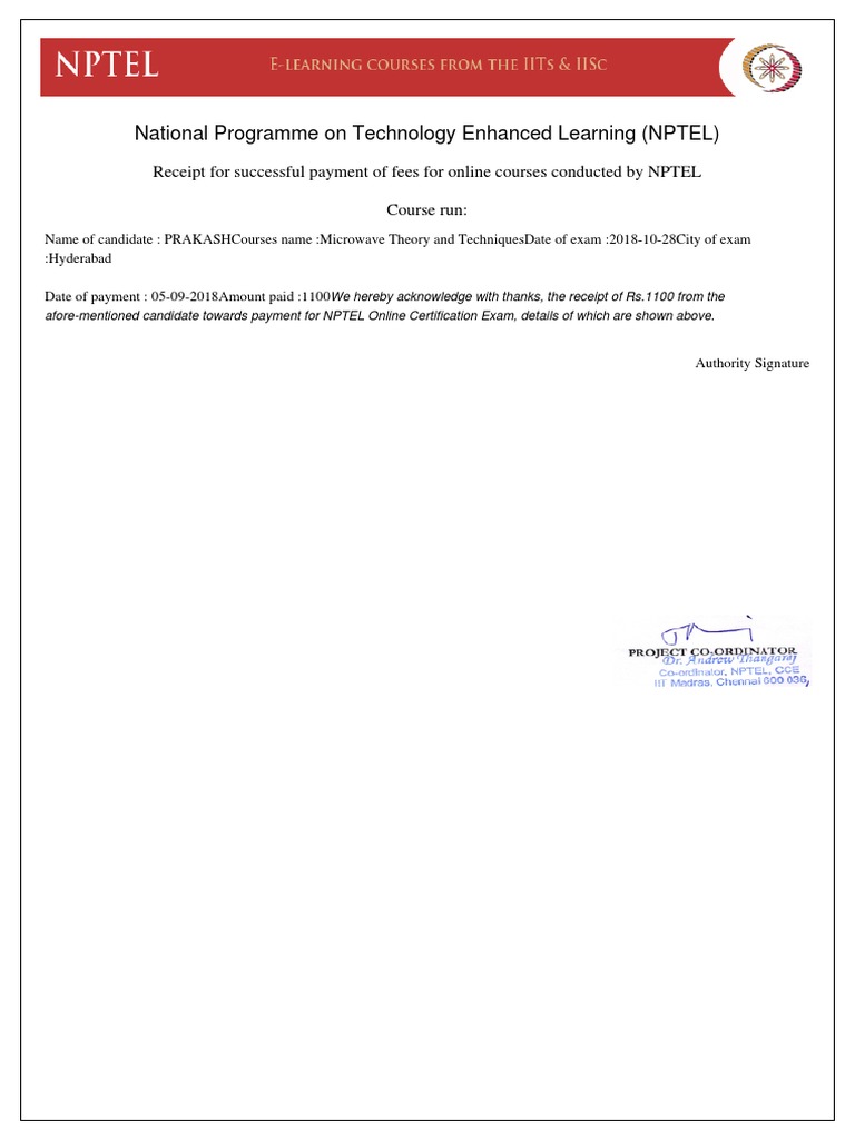 National Programme On Technology Enhanced Learning (NPTEL) | PDF | Learning | Business