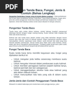 Tanda Kurung Siku Dan Bedanya Dengan Tanda Kurung | PDF