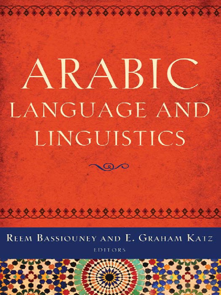 Arabic Language and Linguistics PDF | PDF | Clause | Arabic