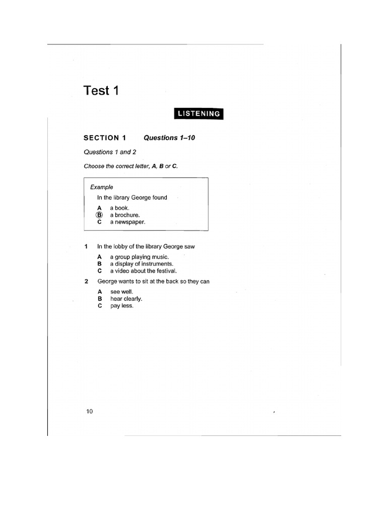 IELTS Full Test | PDF