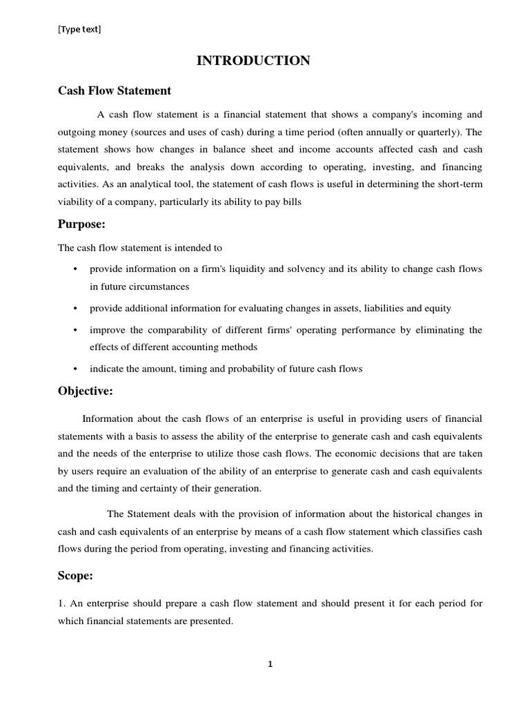 Satish Final | PDF | Cash Flow Statement | Balance Sheet