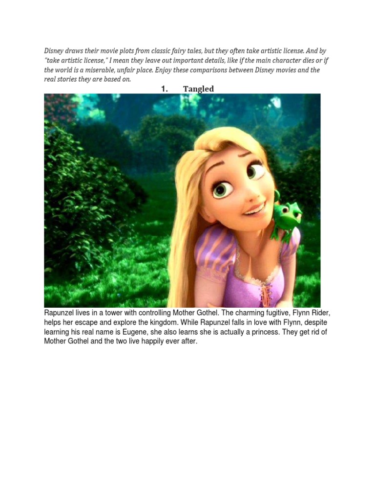 The Real Stories Behind 9 Disney Movies | Rapunzel | Leisure
