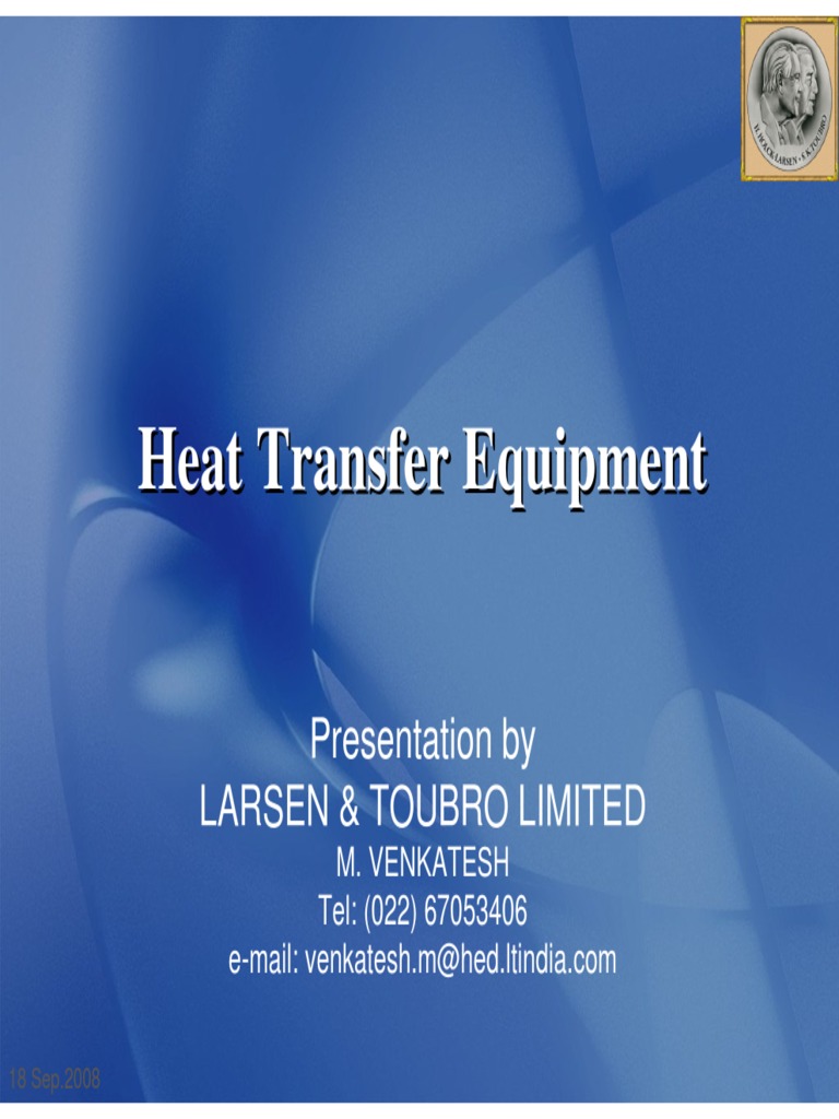 Heat Transfer Equipment PDF | PDF | Heat Exchanger | Pipe (Fluid ...