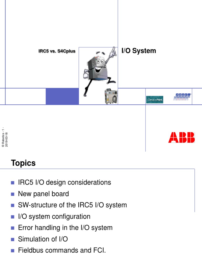Io System Irc5 | Download Free PDF | Parameter (Computer Programming) | Input/Output