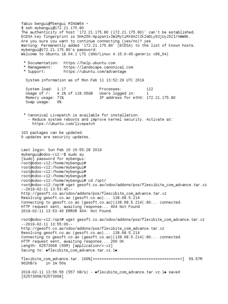 Como Desistalar e Intalar | PDF | Sudo | Cyberspace