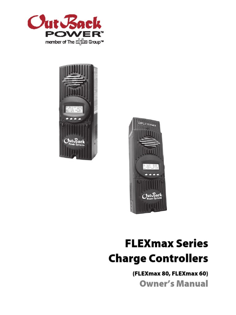 Flexmax Series Charge Controllers: Owner'S Manual | PDF | Electrical ...