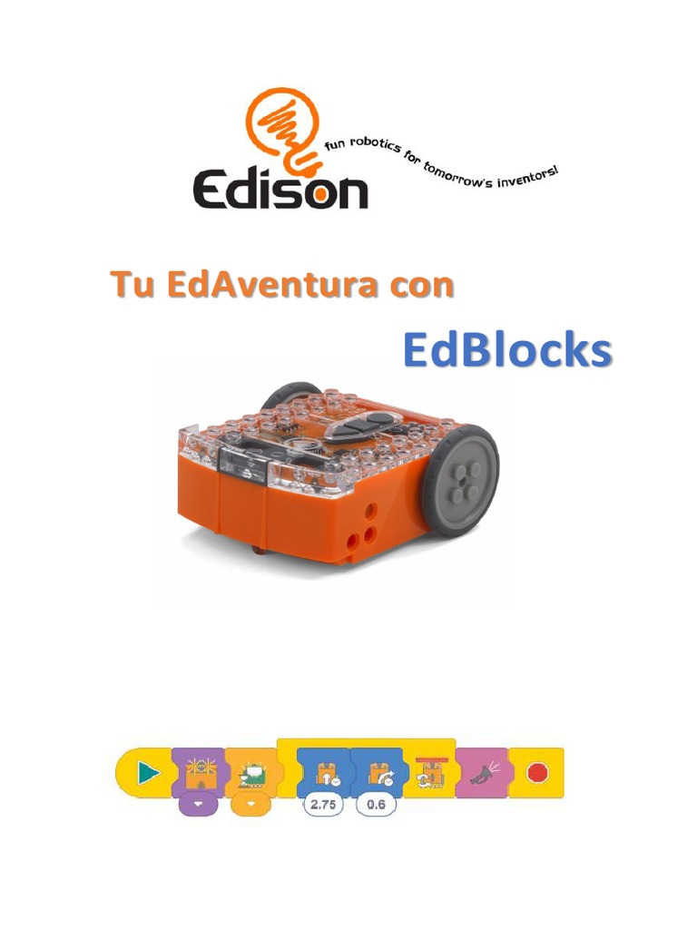 Tu EdAventura Con EdBlocks PDF | PDF | Robot | Robótica