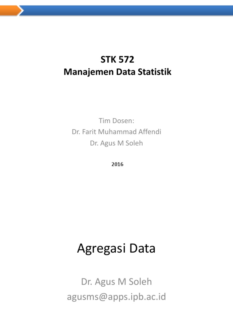 Materi 10 Agregasi Data | PDF
