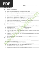 CBSE Class 2 EVS Practice Worksheets (18) - Plants | PDF | Plants | Trees