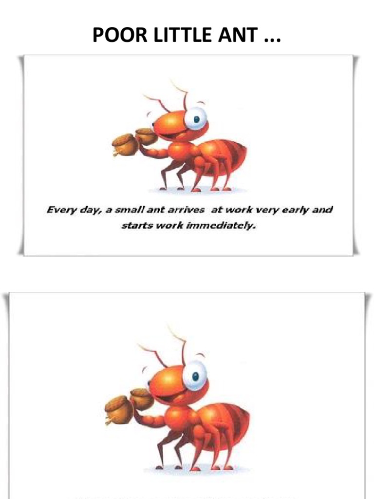 The Little Poor Ant | PDF