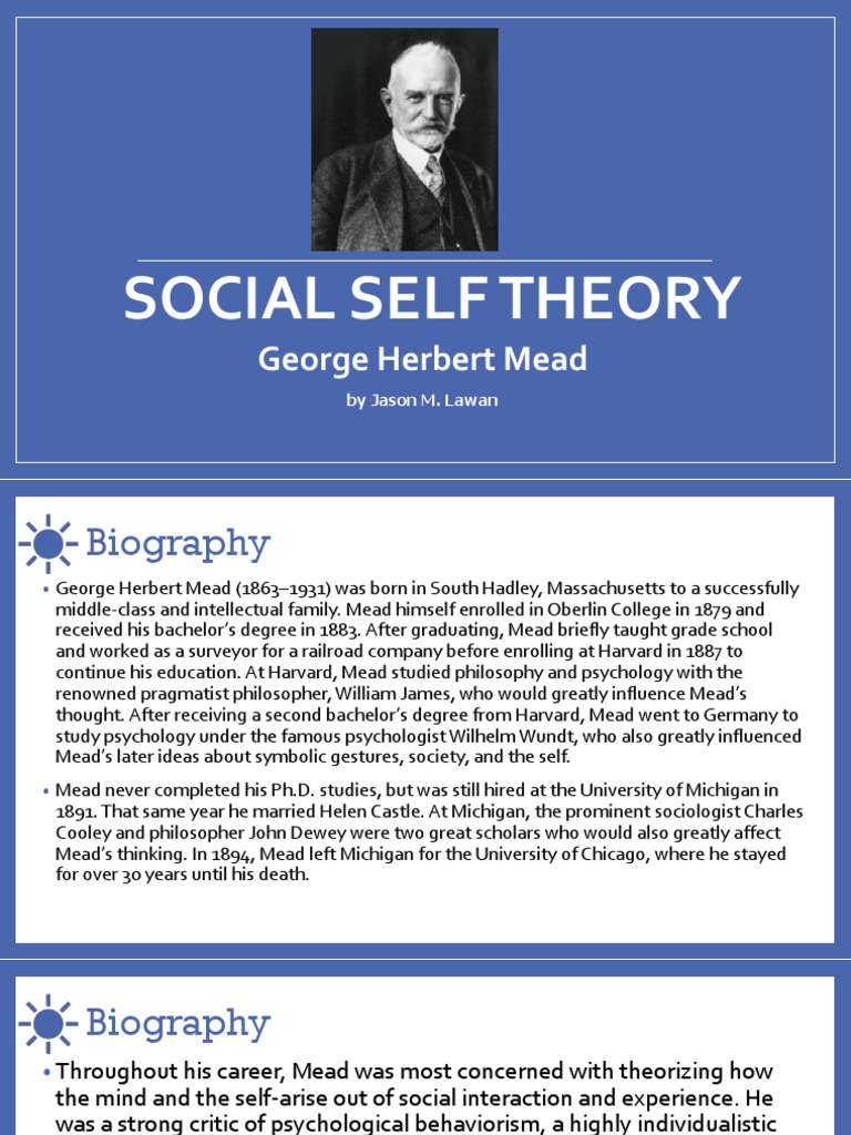 Social Self Theory | Philosophical Theories | Psychological Concepts ...