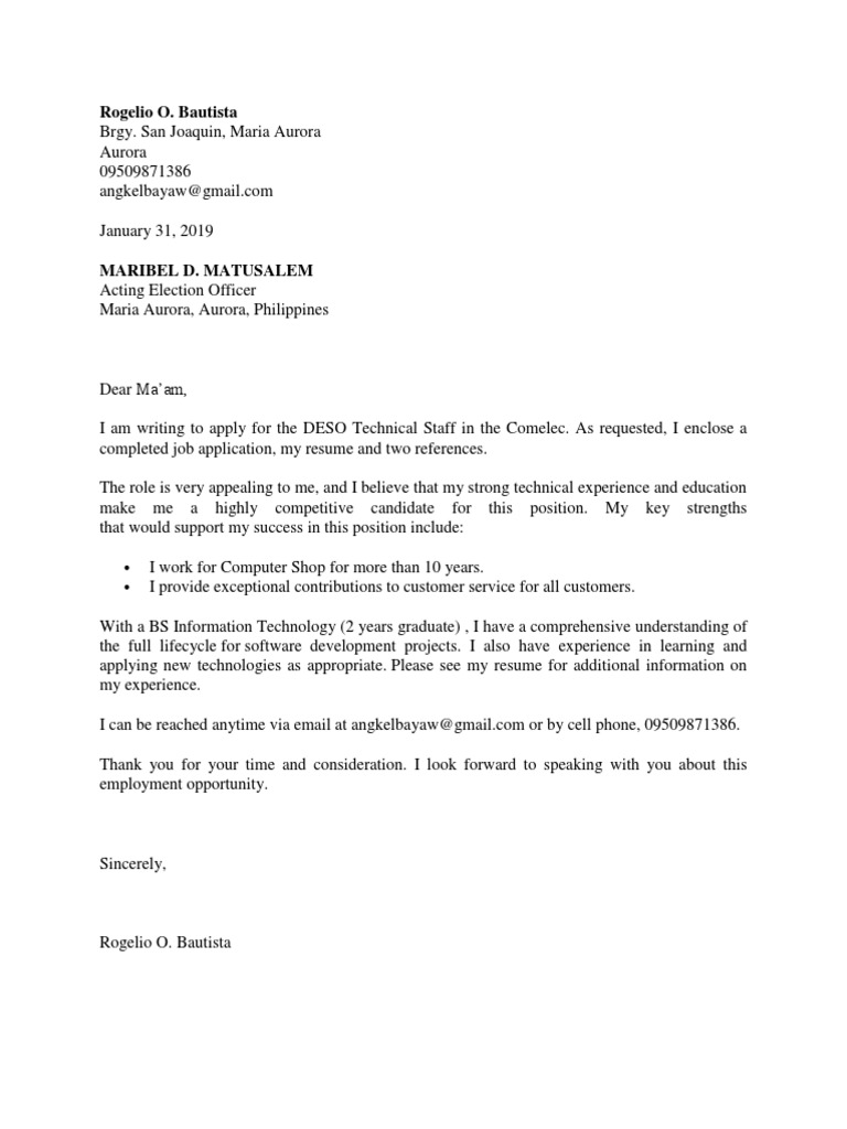 Application Sample | PDF