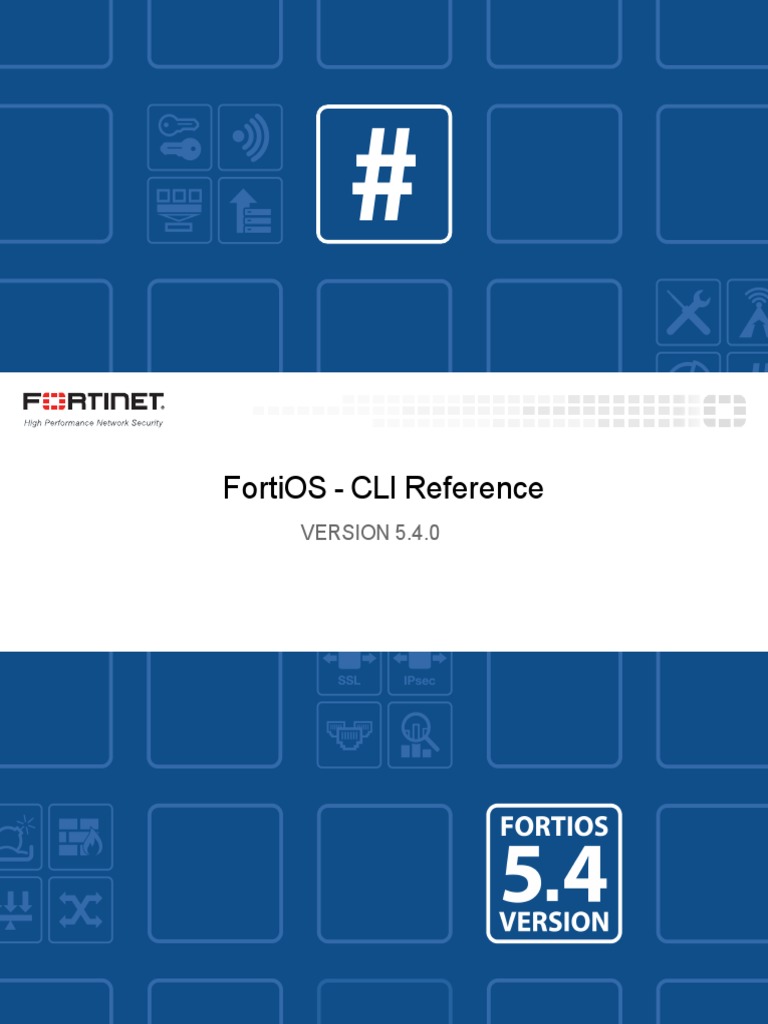 Fortigate Cli Ref 54 PDF | PDF | Booting | Bios