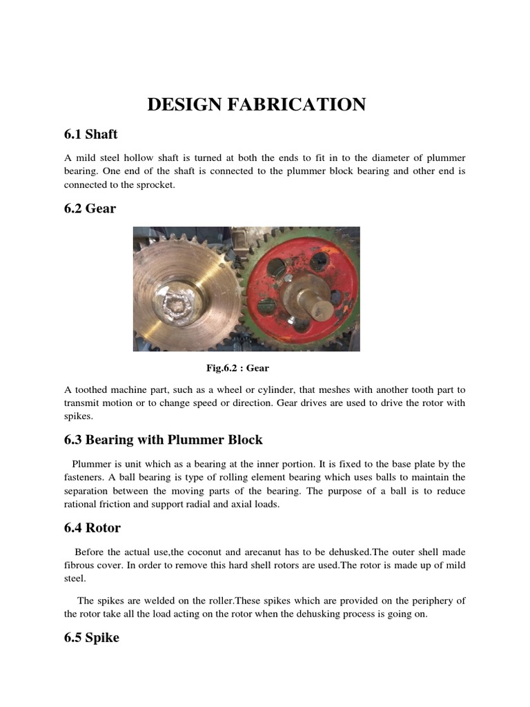 Design Fabrication | PDF