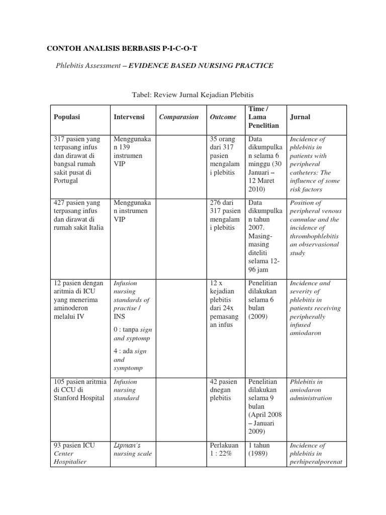 Contoh Analisis Jurnal Picot | PDF