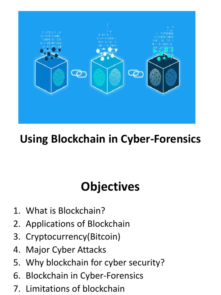 Using Blockchain in CyberForensics | Download Free PDF | Public Key ...