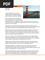 Golden Gate Bridge Structural Overview | PDF | Structural Engineering ...