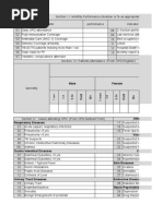 HMIS 105 Health Unit Outpatient Monthly Report | PDF | Infection ...
