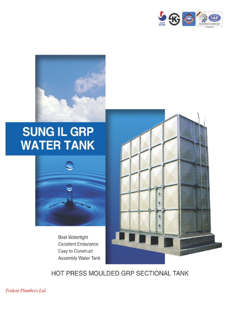 GRP Tank Data Sheet | PDF